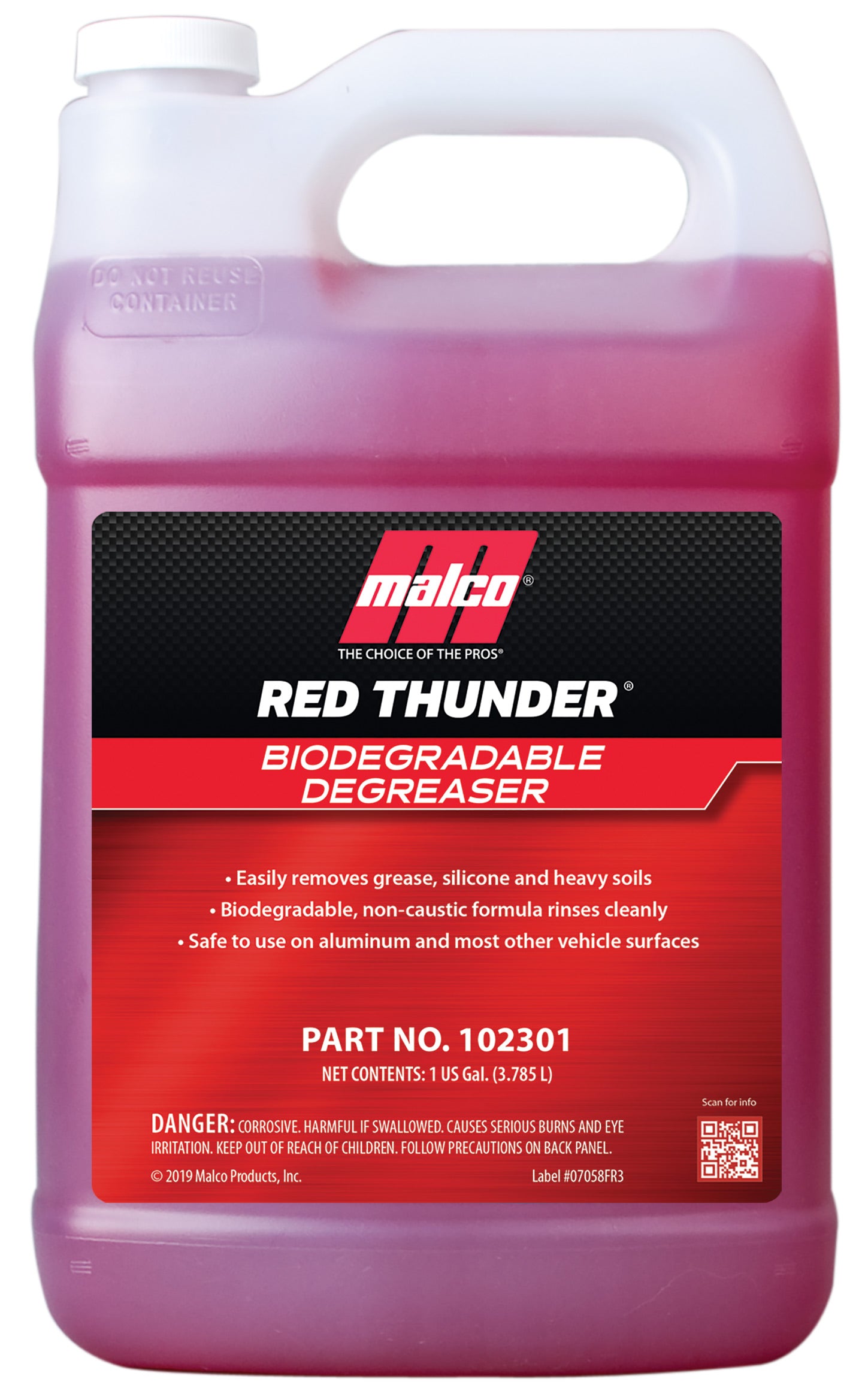 Malco Red Thunder™ Biodegradable Degreaser – Carolina Detail Supply