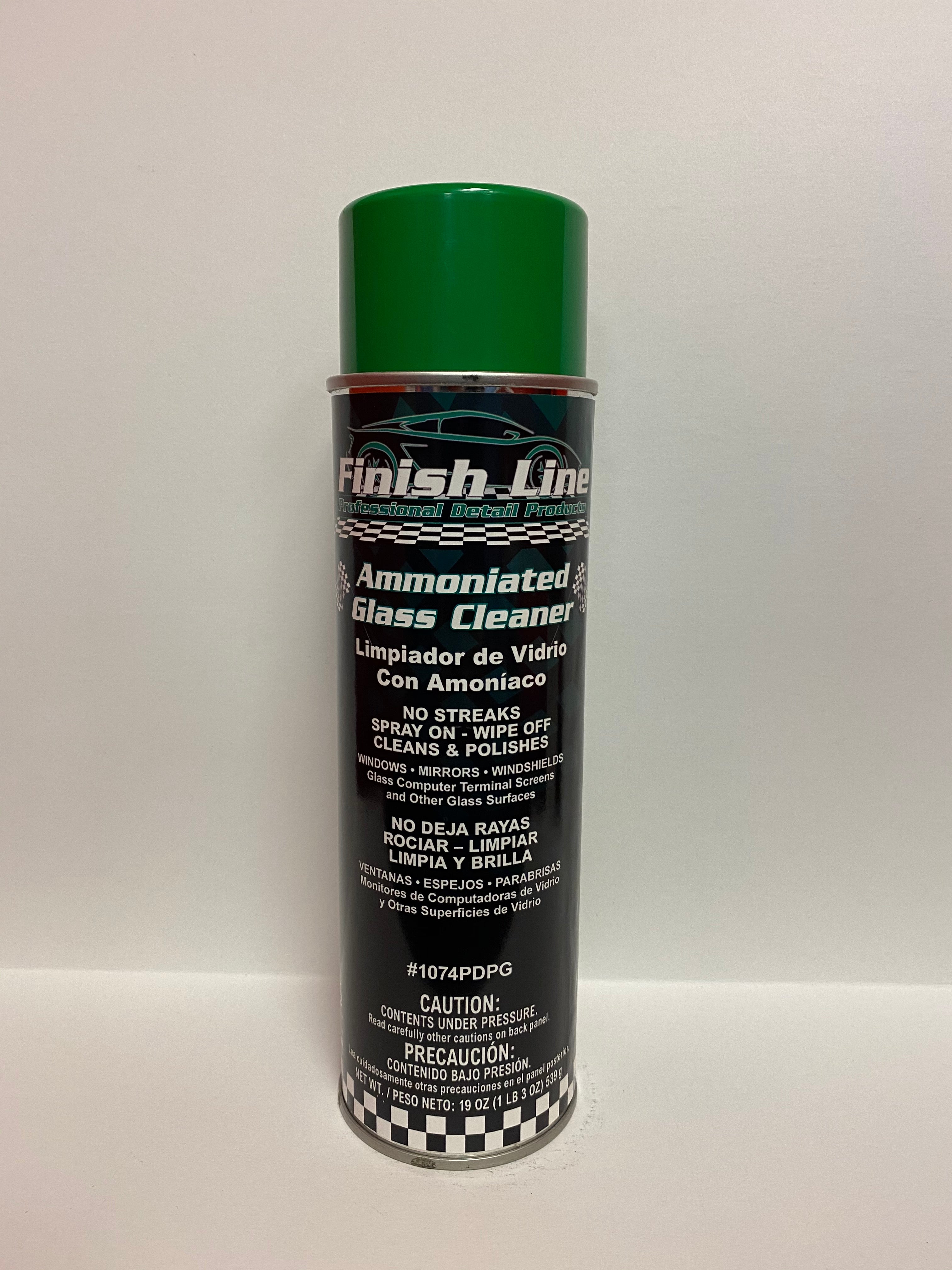 Finish Line Ammoniated Glass Cleaner – Carolina Detail Supply