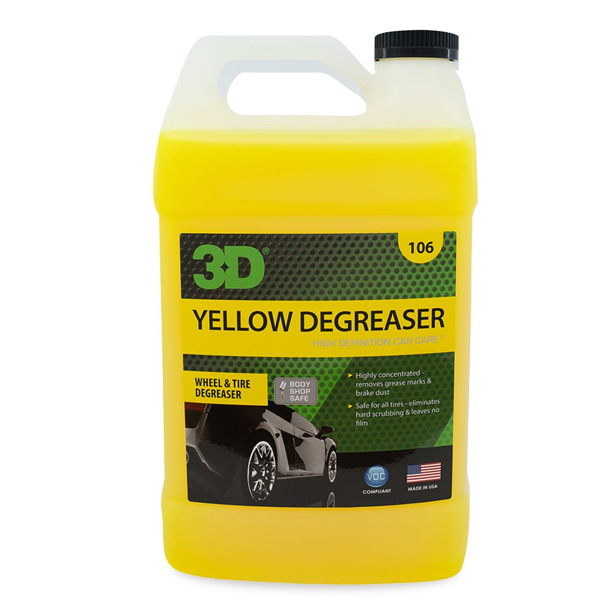 3D Yellow Degreaser – Carolina Detail Supply